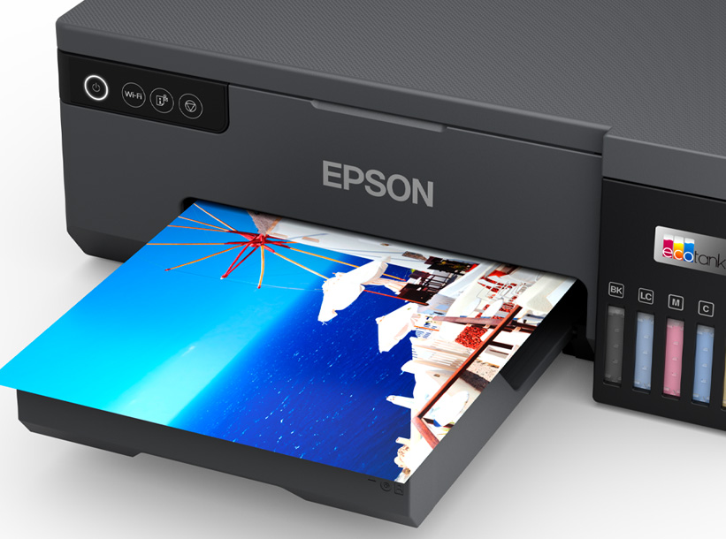 خرید و قیمت پرینتر جوهرافشان رنگی اپسون مدل EcoTank L8050